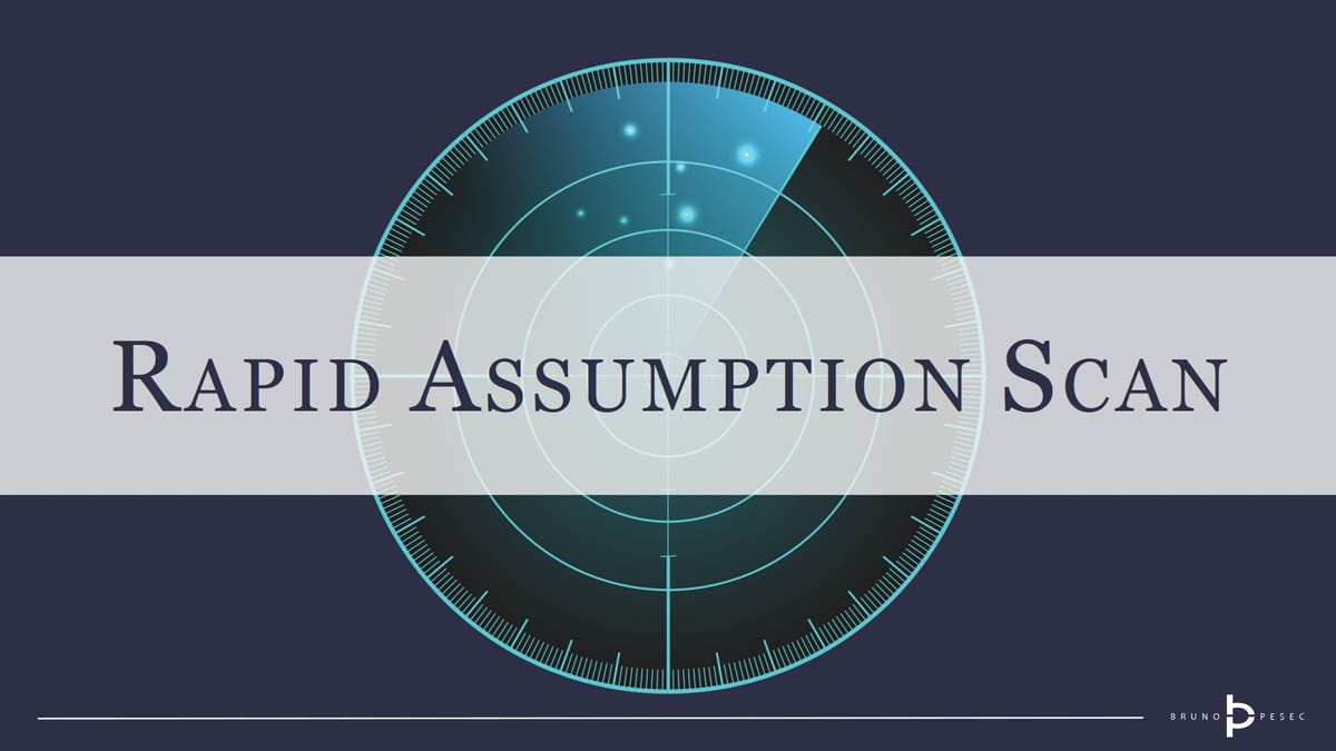 Rapid assumption scan