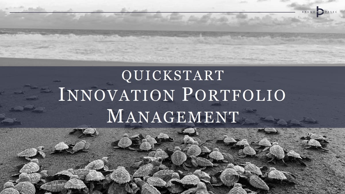 Quickstart: Innovation portfolio management