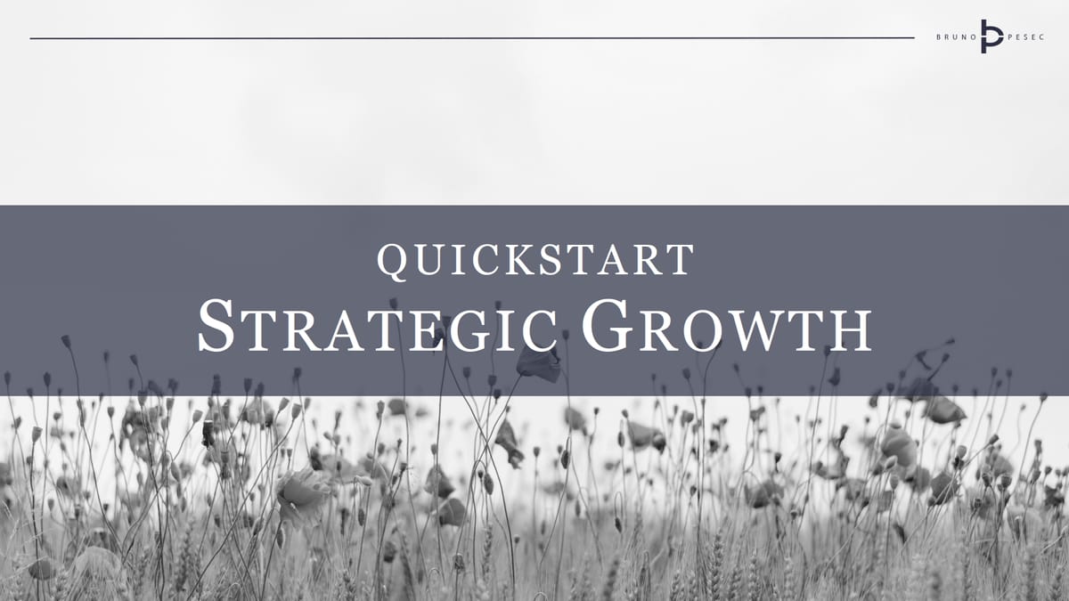 Quickstart: Strategic growth