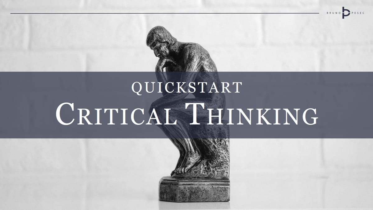Quickstart: Critical Thinking