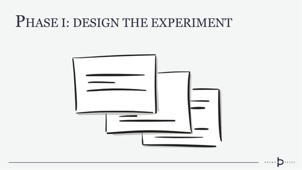Step-by-step guide for designing Lean Experiments